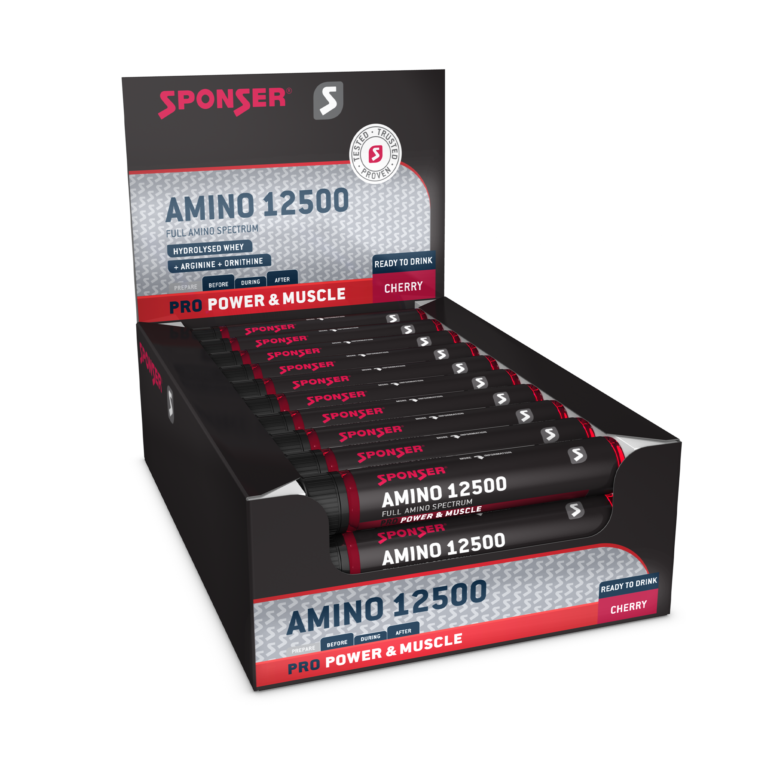 Sponser Amino 12500 Display 30 x 25 ml Cherry | Ski + Sport Achermann AG