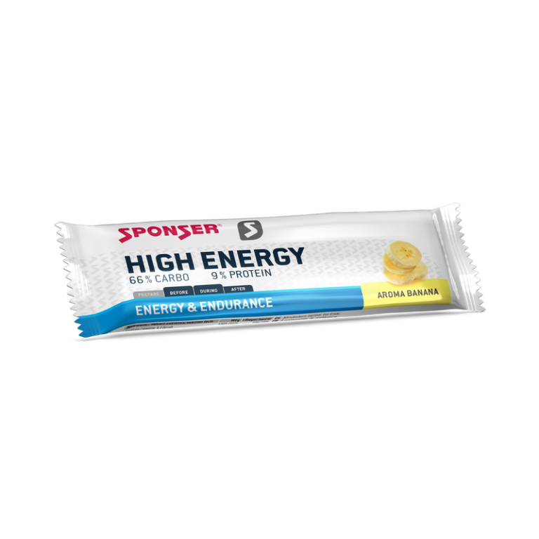 Sponser High Energy Bar Display 30 x 45 g Banana | Ski + Sport Achermann AG