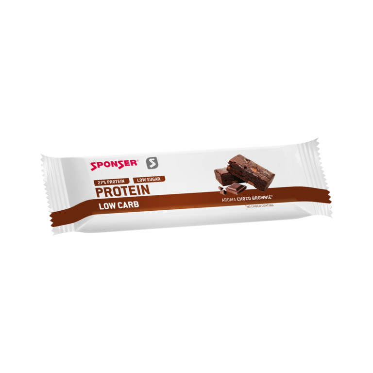 Sponser Protein Low Carb Bar Display 25 x 50 g Chocolate Brownie | Ski ...
