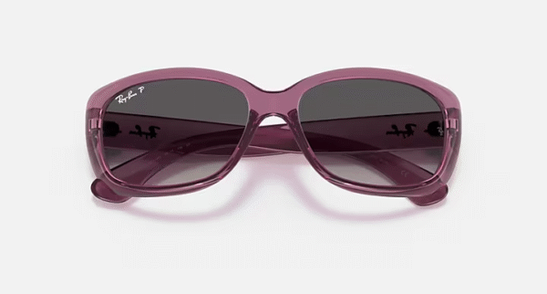 Ray-Ban Jackie Ohh Transparent Sonnenbrille Transparen Violet/Grey ...
