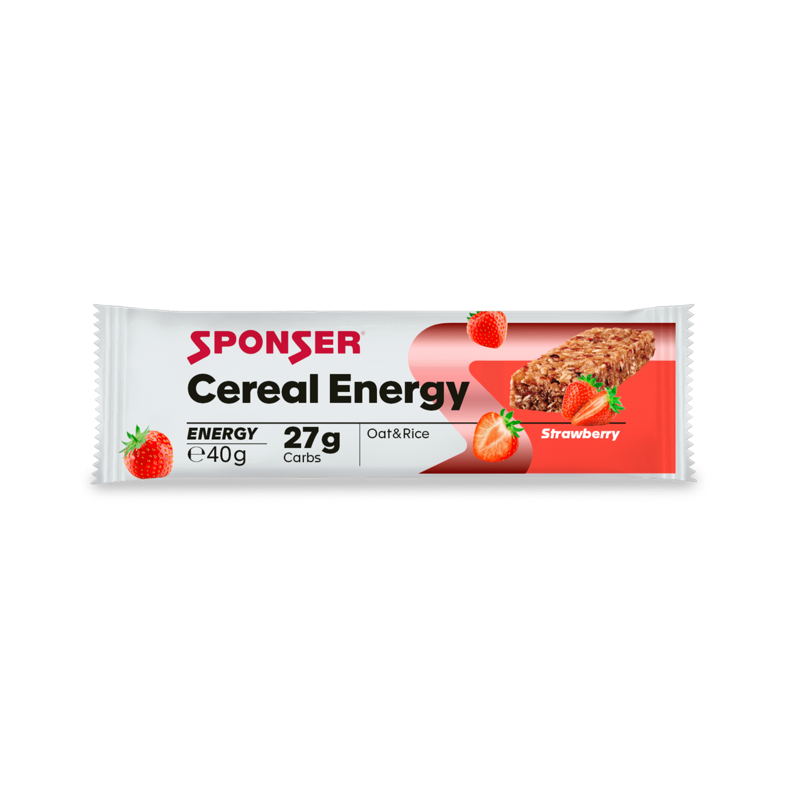 Sponser Cereal Energy Bar Display (20 x 40g) strawberry | Ski + Sport ...